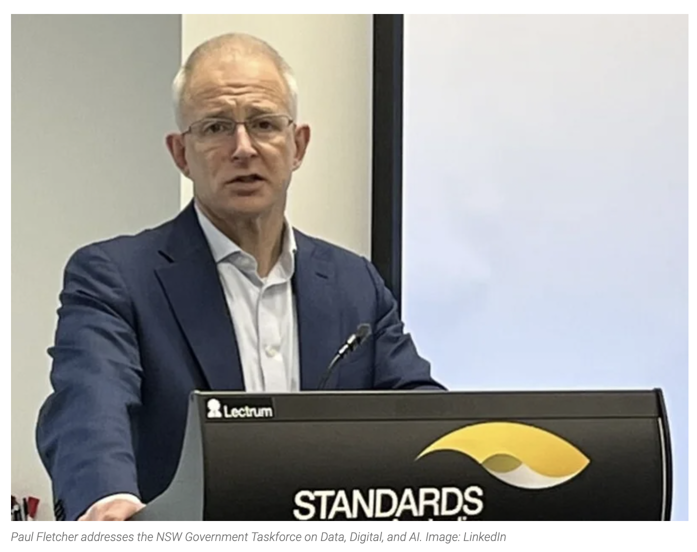 InnovationAus.com - Govt too focused on AI regulation: Fletcher | Paul Fletcher MP